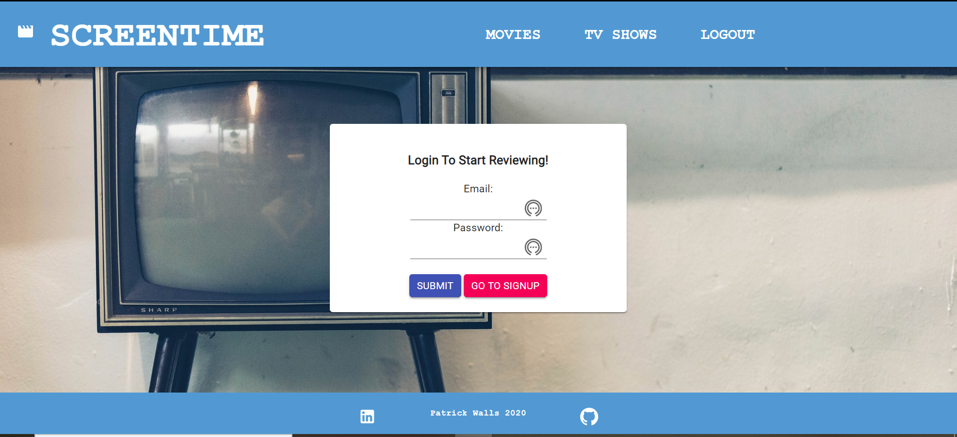 Patrick A Walls Full Stack Web Developer